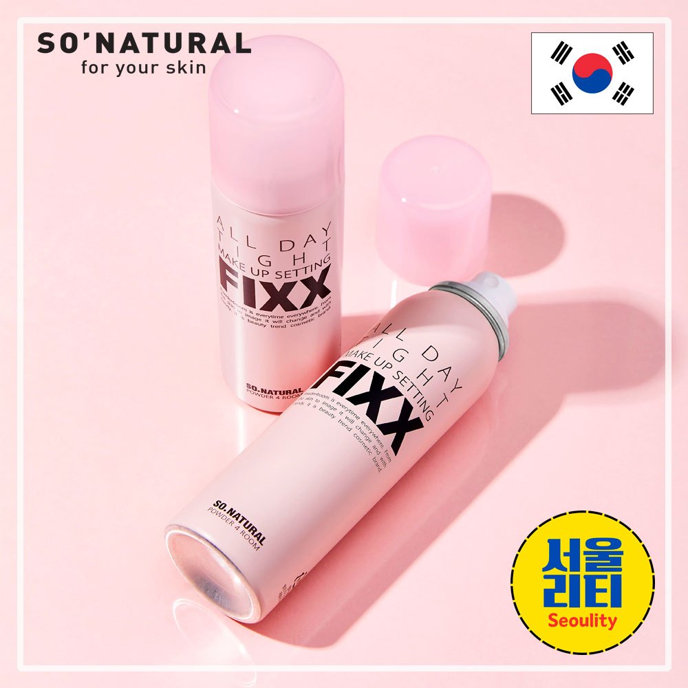 [SO NATURAL] All Day Tight Make Up Setting Fixer 120ml with FREEBIES ...