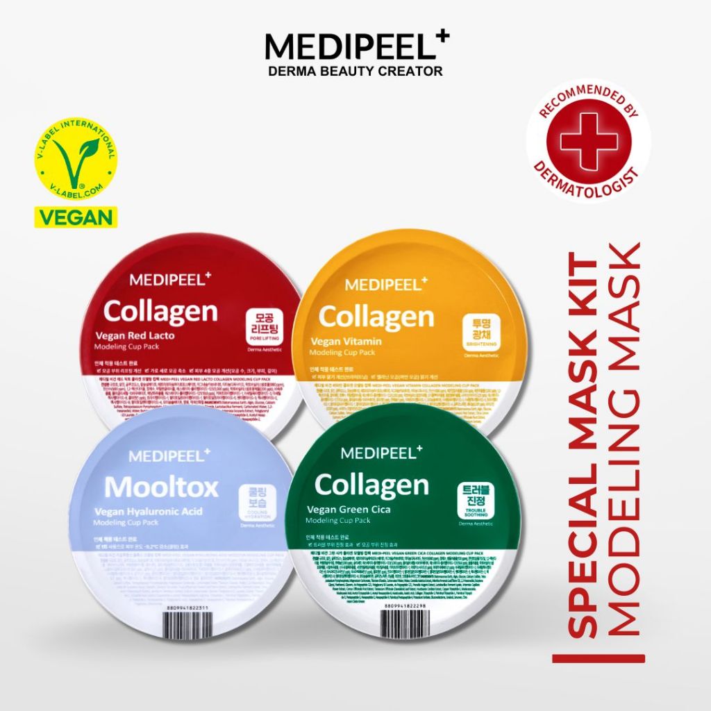 MEDIPEEL Modeling Mask Cup Pack 4 in 1 (4 pcs) | Shopee Philippines