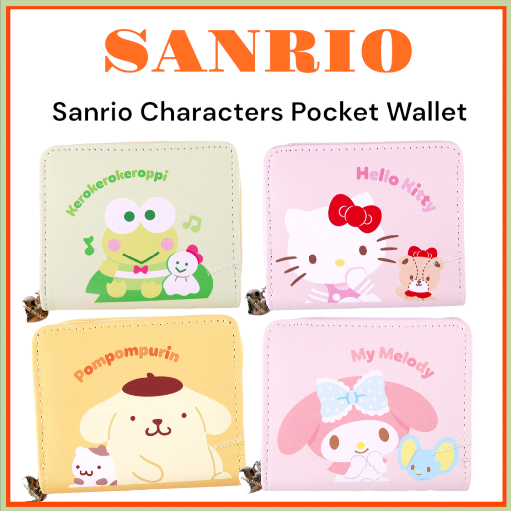 [SANRIO] Sanrio Characters Pocket Wallet (Mymelody / Keroppi ...
