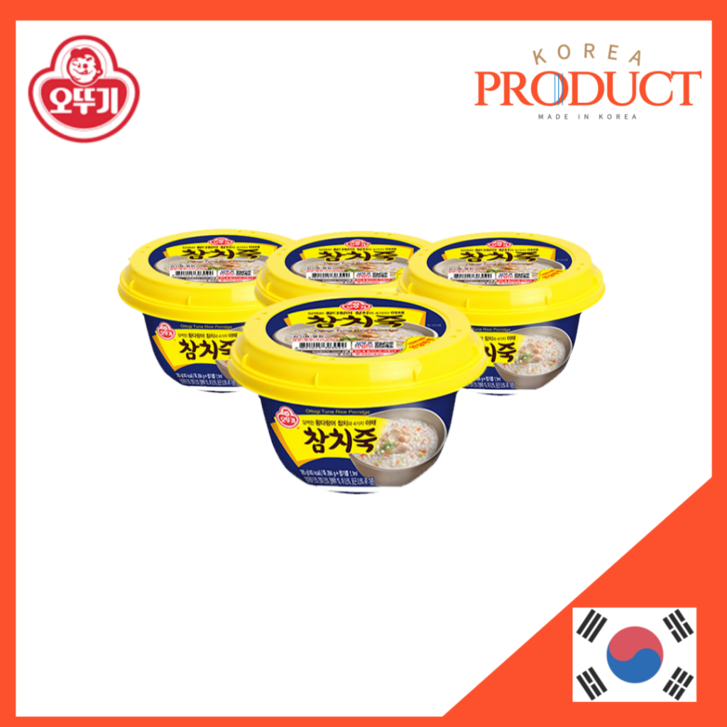 OTTOGI Rice Porridge With Tuna 285g x 4packs Tuna Rice Porridge | Shopee Philippines