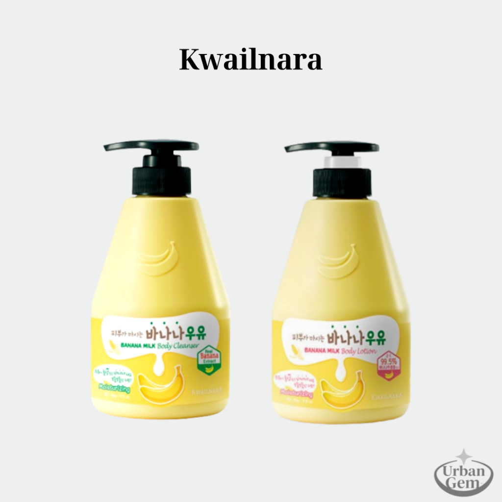 Korea Kwailnara Banana milk body cleanser body wash body lotion body care 560g | Shopee Philippines