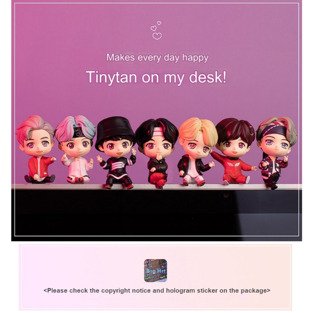 BTS, Tinytan Monitor Figure, RM, JIMIN, V, J Hope, JIN, SUGA, JUNG KOOK | Shopee Philippines