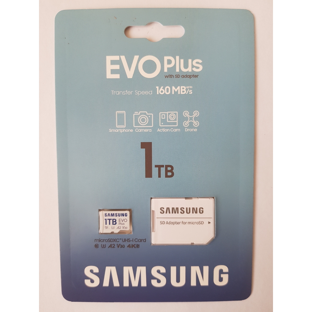 Samsung EVO Plus 1TB UHS-I micro SDXC Memory Card with SD Adapter ...