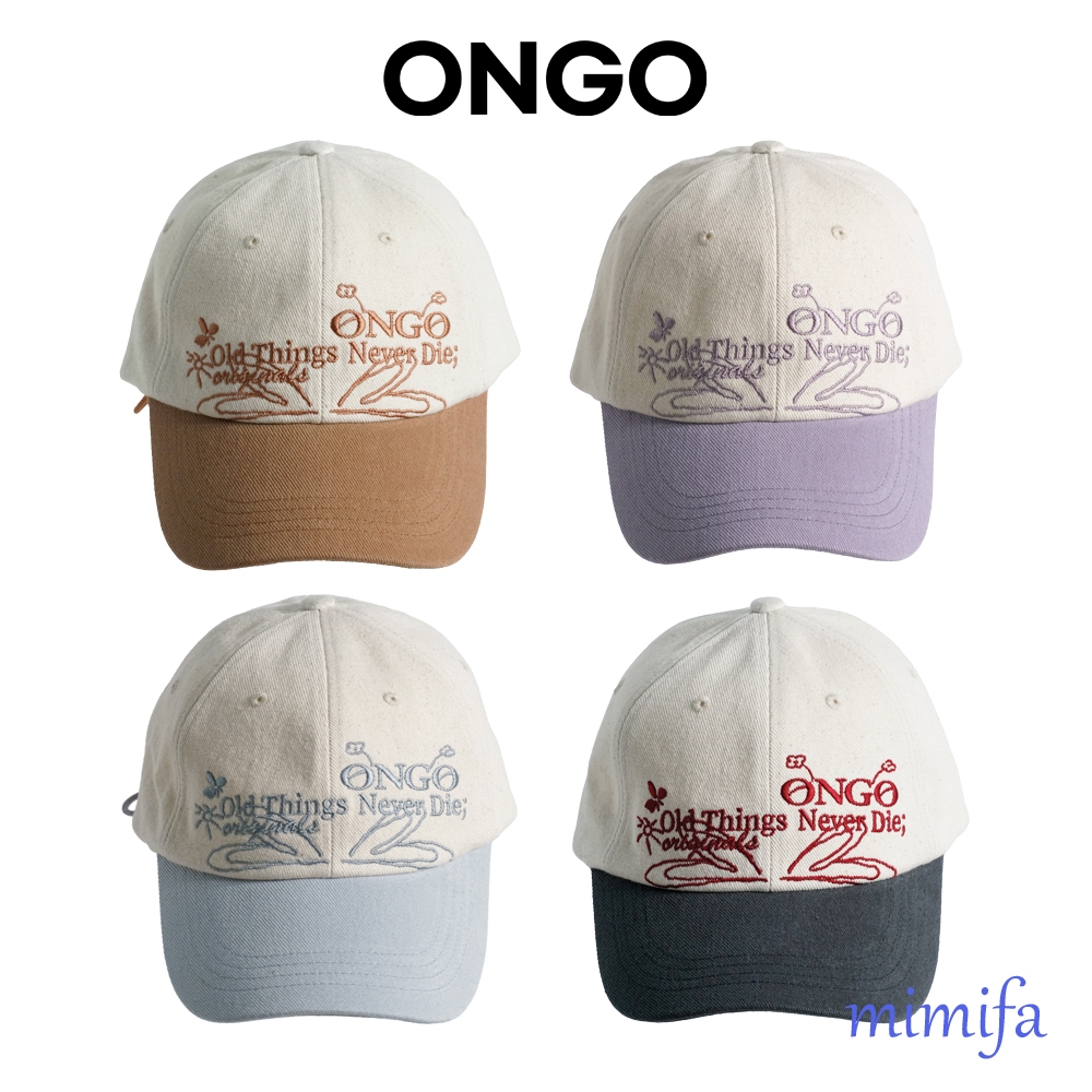 [ONGO OLD THINGS NEVER DIE] FLOWER KNOT CAP Comfortable fit Flower-shaped knot strap Adjustable ...