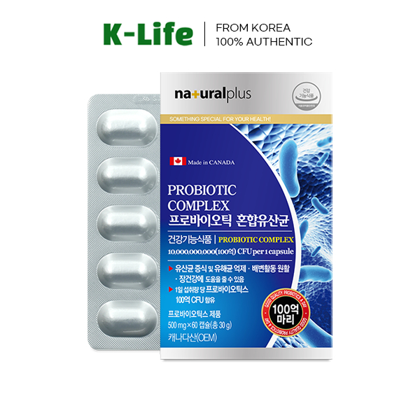 NATURALPLUS｜Probiotic Complex 30g(500mg*60T)｜Lactobacillus｜Breast milk ...