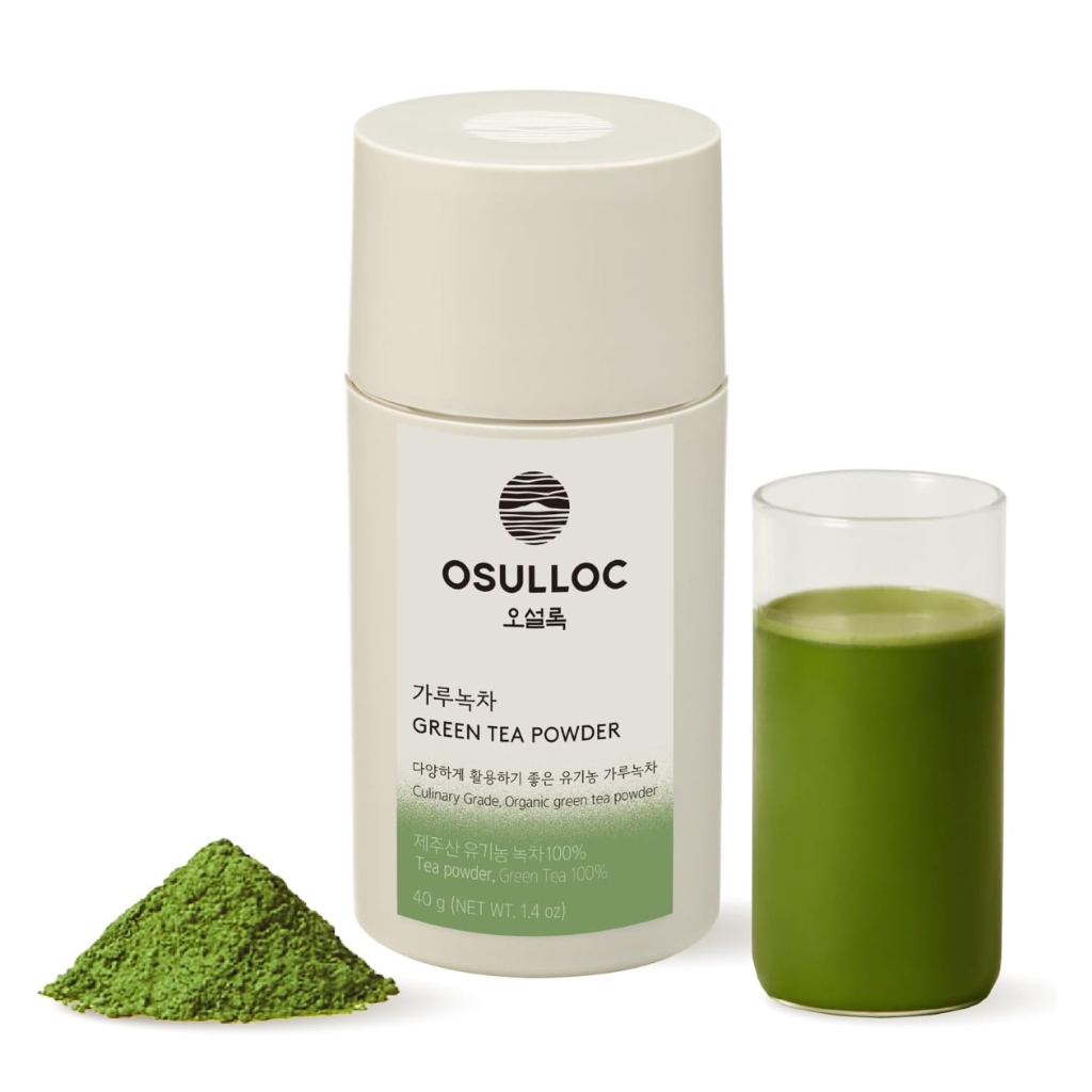 OSULLOC Matcha Powder (Unsweetened), Premium Organic (USDA) Pure Leaf ...
