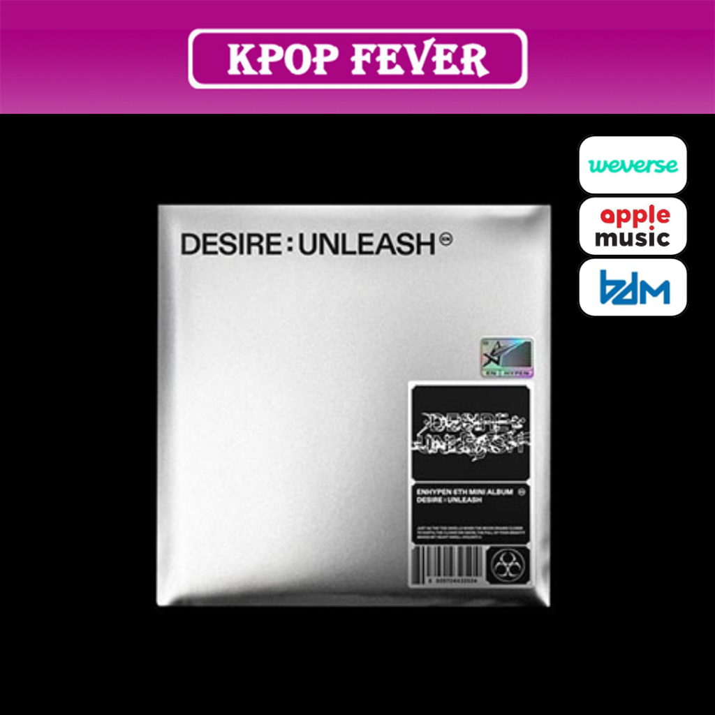 ENHYPEN [DESIRE: UNLEASH] ENGENE Ver / 6th Mini Album + POB | Shopee ...