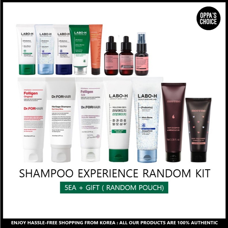 [LIMITED] SHAMPOO EXPERIENCE RANDOM KIT (With GIFT- RANDOM POUCH ...