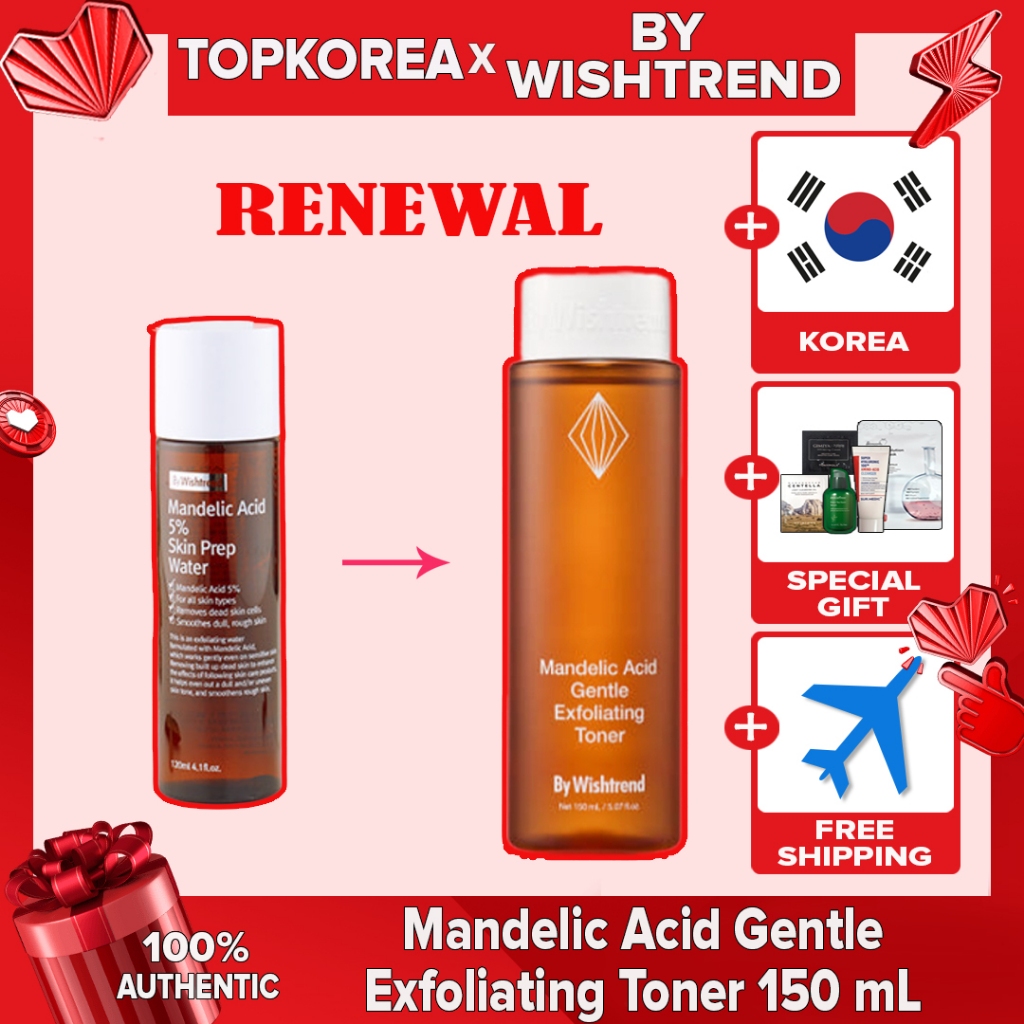 By Wishtrend NEW Mandelic Acid Gentle Exfoliating Toner 150 mL TOPKOREA ...