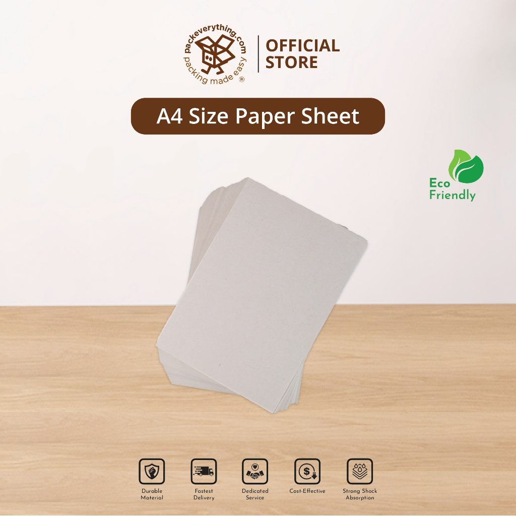 PACKEVERYTHING A4 Size Paper Sheet | A4 Newsprint Paper | A4 Kraft ...