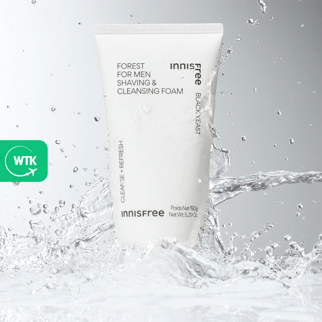 INNISFREE Forest For Men Shaving & Cleansing Foam 150g - Dual-Function ...
