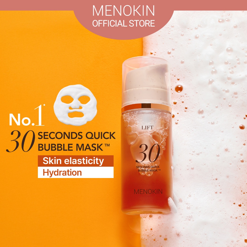 MENOKIN 30 Seconds Bubble Mask No sheet, No wait, No wash—just 30 ...