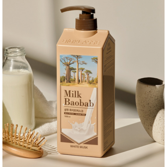Milk Baobab Perfume Shampoo White Musk Scent 1L [Shipping from Korea ...