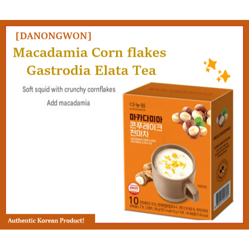 Danongwon Macadamia Corn flakes Gastrodia Elata Tea, 180g | Shopee ...
