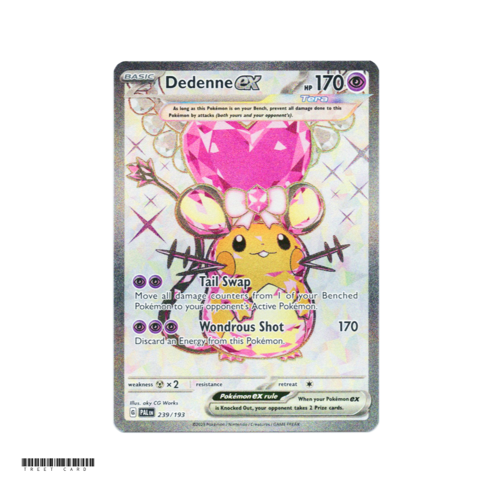 Dedenne ex PAL 239/193 Paldea Evolved Ultra EN Pokemon Card Game PTCG ...