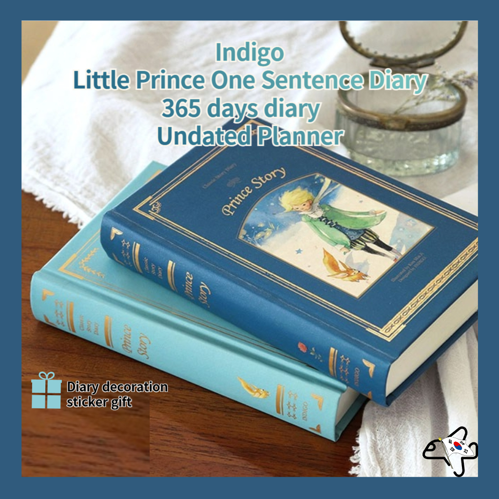 Indigo Little Prince One Sentence Diary / 365 days diary / 2025 Diary ...