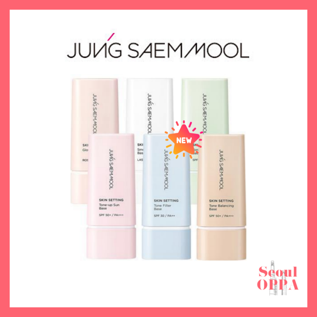 [Jungsaemmool] NEW Skin Setting Base 40ml 7Type (Water Sun, Tone ...