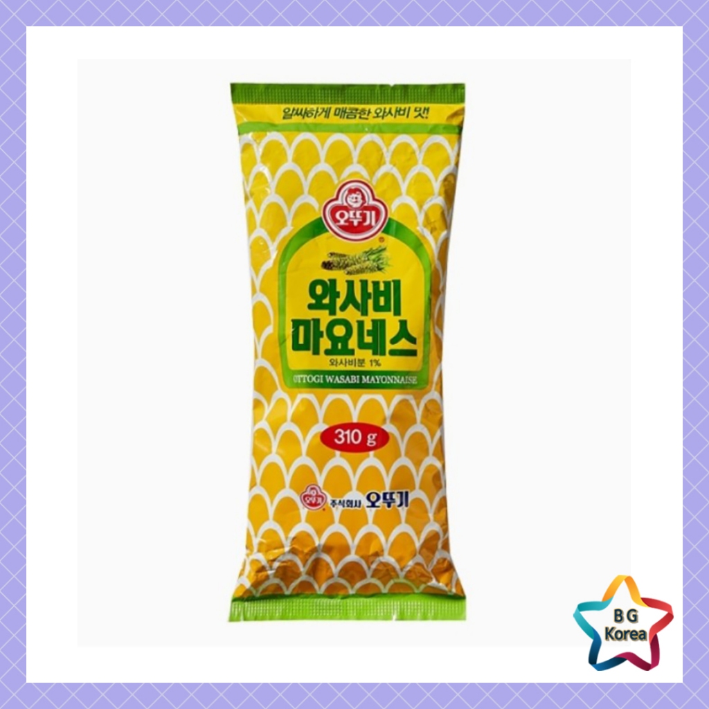 Ottogi Wasabi Mayonnaise 310g /Dried Snack Dipping MAYO /Korean Food ...