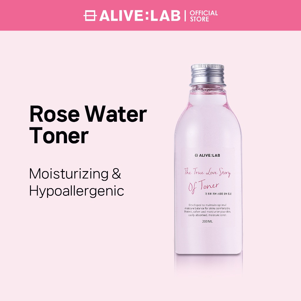 ALIVELAB The True Love Story of Toner, Hydrating Skin Toner for Dry Skin, Alcohol Free Face ...