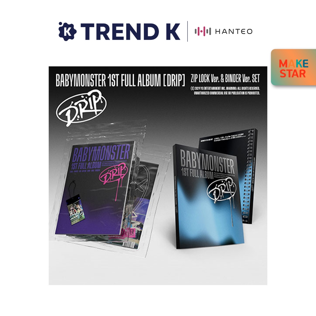 BABYMONSTER - 1st FULL ALBUM [DRIP] | Shopee Philippines