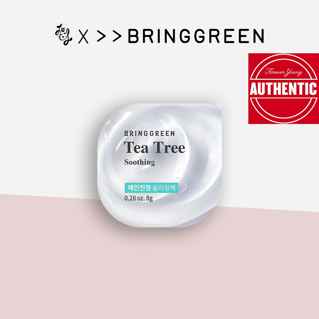 Bring Green Fresh Bowl Tea Tree Soothing Sleeping Pack 8g_[6ea](Tea ...