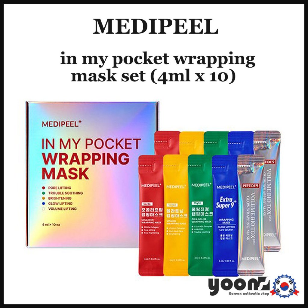 [MEDIPEEL] in my pocket wrapping mask set (4ml x 10ea)_From Korea ...