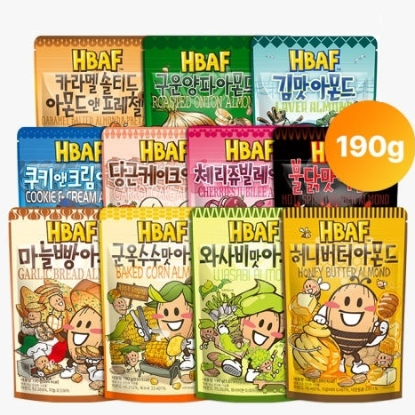 HBAF Honey Butter Almond 190g | Shopee Philippines