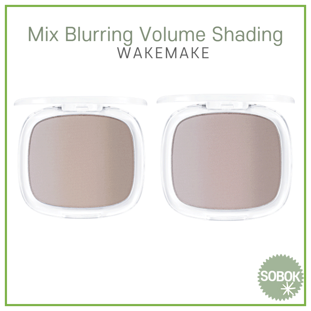 [WAKEMAKE] Mix Blurring Volume Shading 2 COLORS Bronzer Contour ...