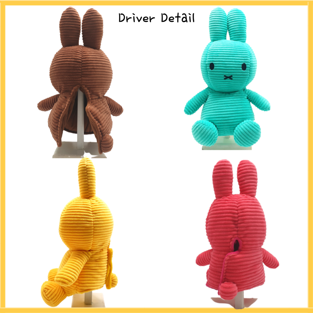 [Wic&Golf] Miffy Golf Driver cover/Coloured Rabbit Wood cover/Golf ...