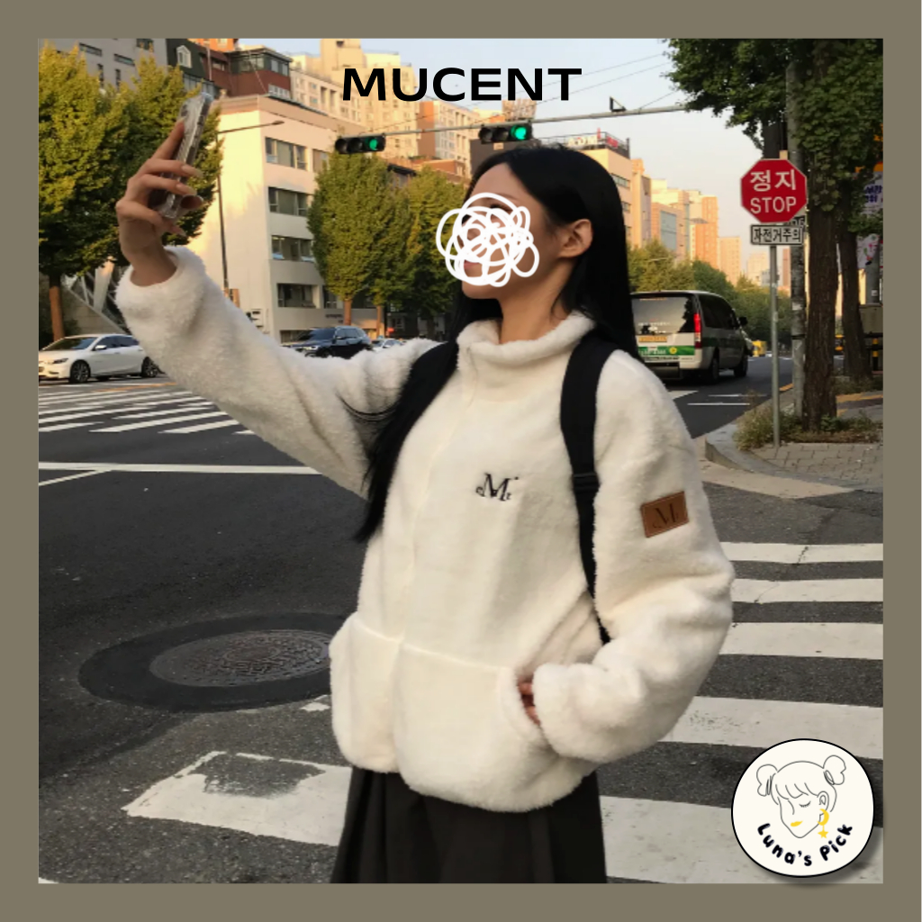 MUCENT Normand Fleece Sherpa Zip-Up Unisex (2 Colors) | Shopee Philippines