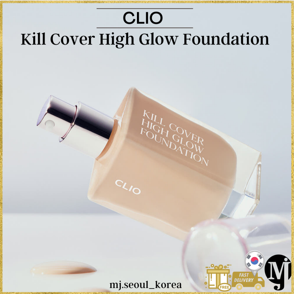 Clio Kill Cover High Glow Foundation 38g 3Colors | Shopee Philippines