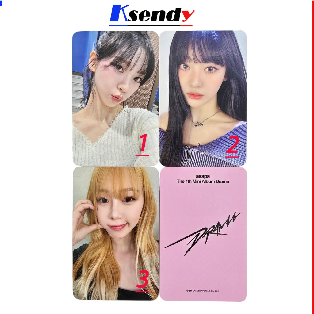 AESPA [ DRAMA ] 5th Mini Album OFFICIAL Photocard ( SELECT MEMBER ...