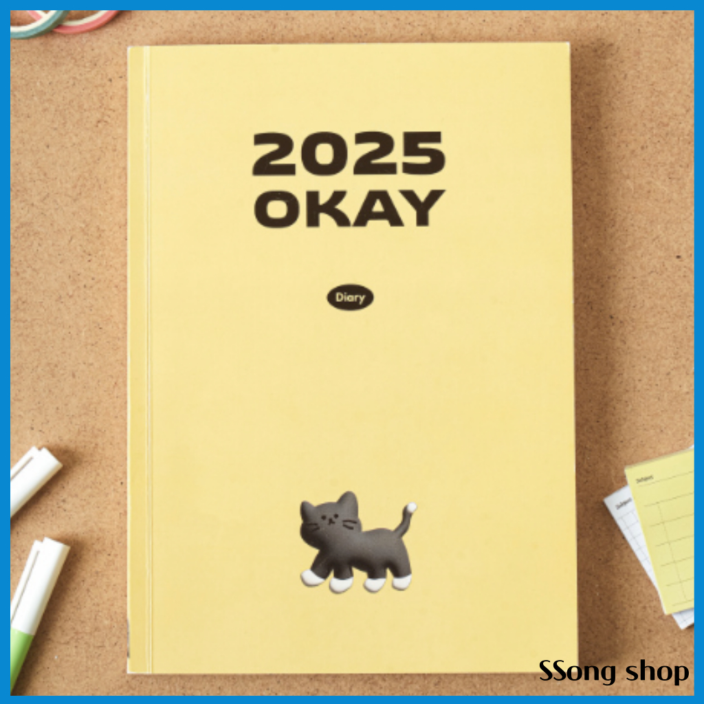 DAISO Korea 2025 Okay Diary – Made in Korea | Shopee Philippines
