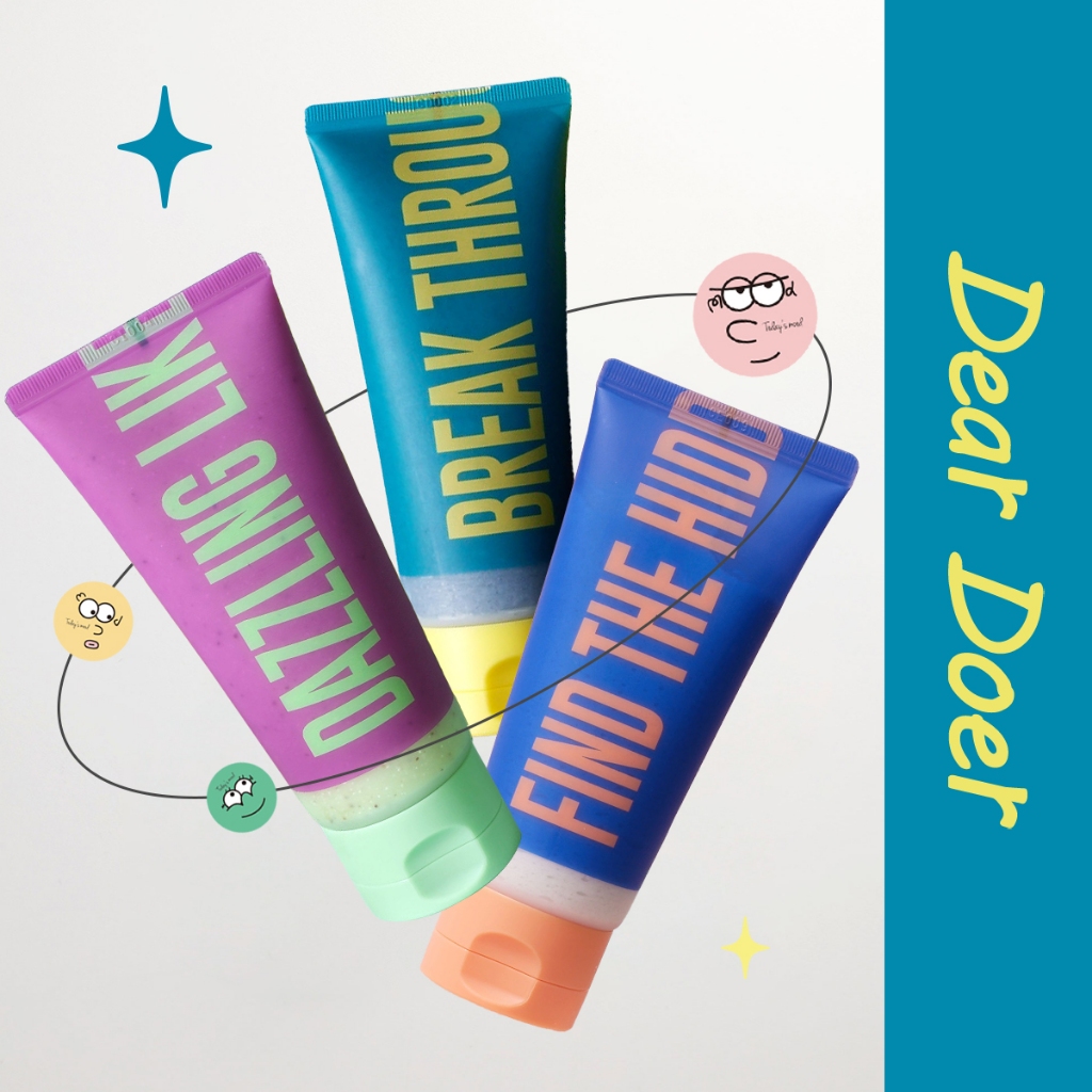 [Dear Doer] Body Scrub 100ml | Exfoliate Peeling Vegan Hypoallergenic ...