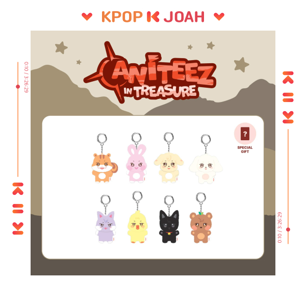 (MINI PLUSH) ATEEZ X ANITEEZ [ANITEEZ IN TREASURE] OFFICIAL MD (26th ...
