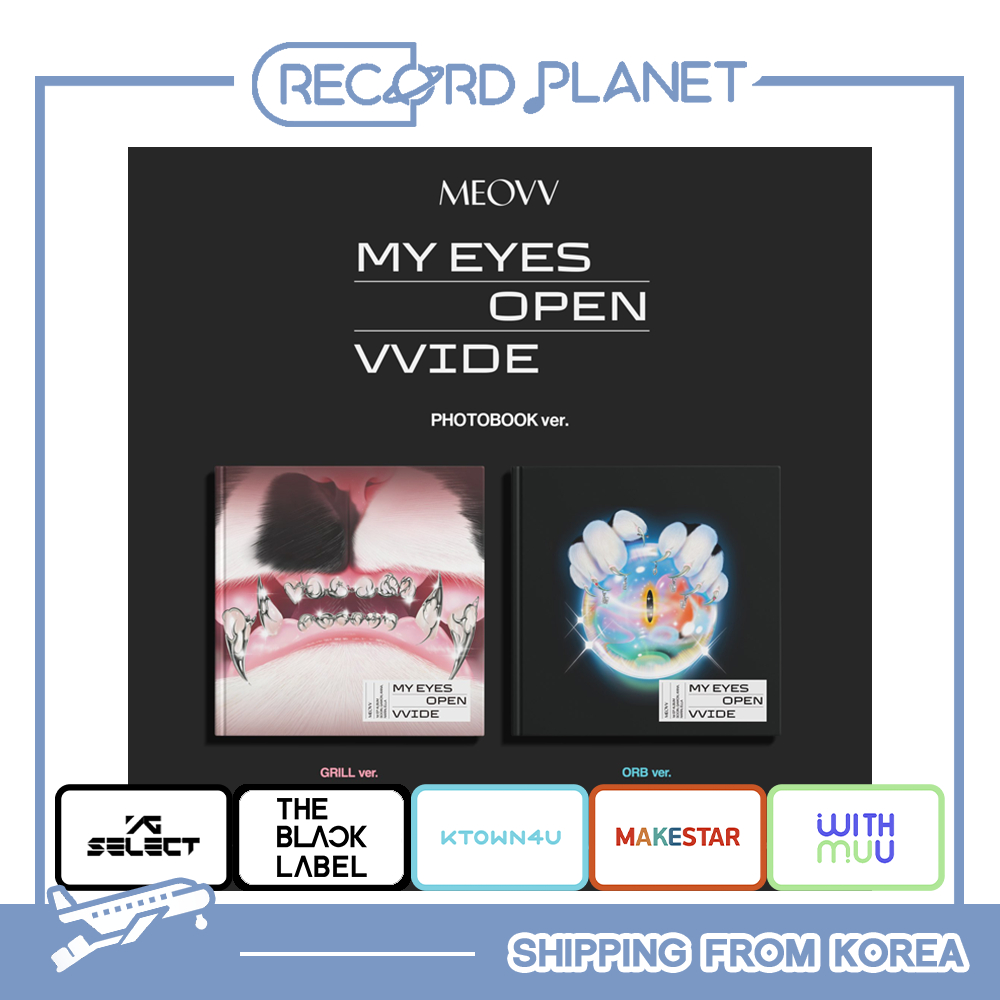 [POB] MEOVV - 1st EP ALBUM [MY EYES OPEN VVIDE] (PHOTOBOOK ver.) | Shopee Philippines