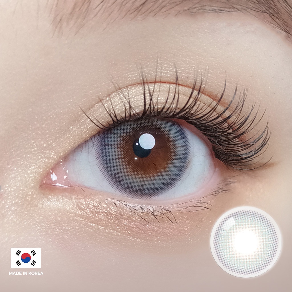 [OLOLA] Blow Midnight Gray color 6months 1pair 2packs Vivolens contact ...