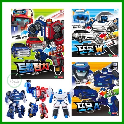 KOREA 🇰🇷 TOBOT Mini Twin Punch / TOBOT Mini A / TOBOT Mini W / Korea ...