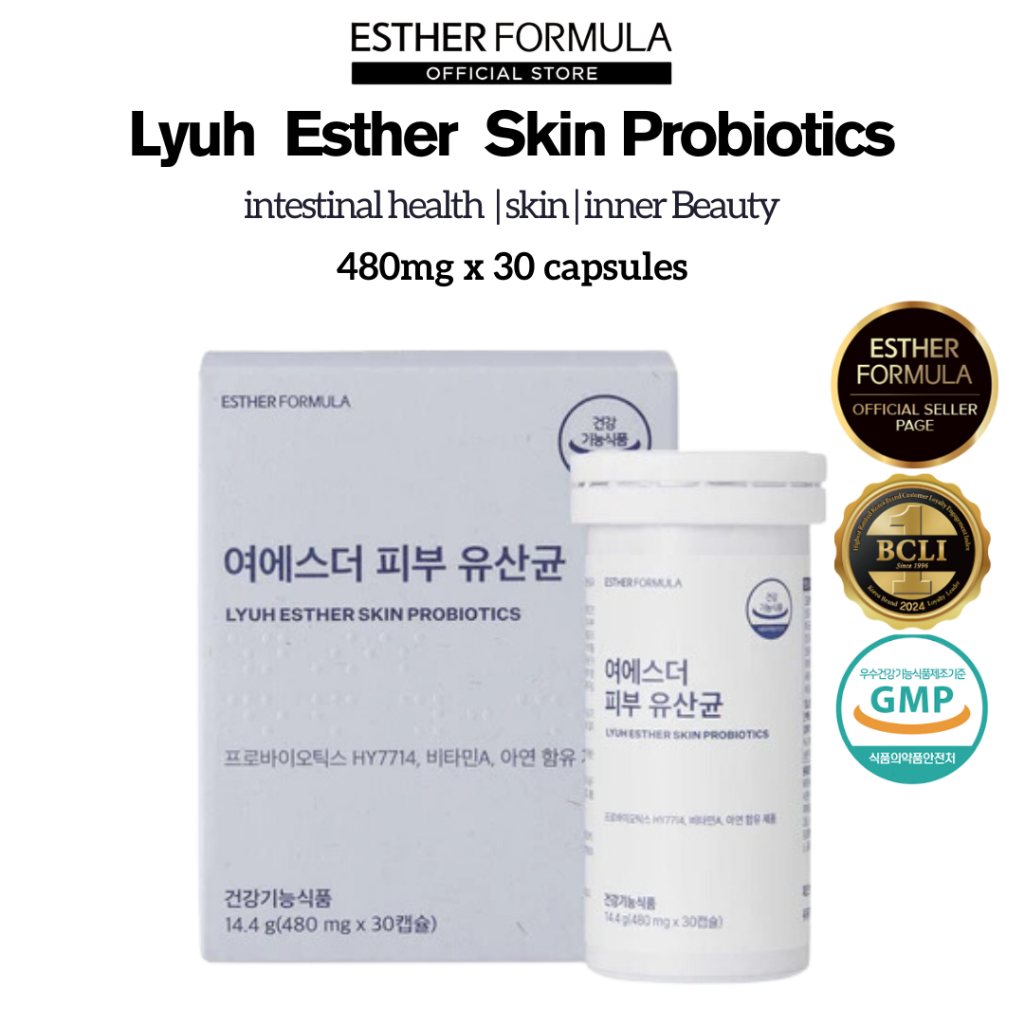 [Esther Formula] Skin Probiotics | 480mg X 30 capsules | Skin & Inner ...