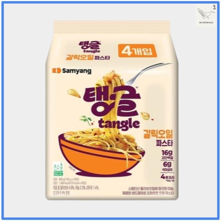 Samyang Tangle Garlic Oil Pasta – 4 Servings | 16g Protein | 6g Fiber ...