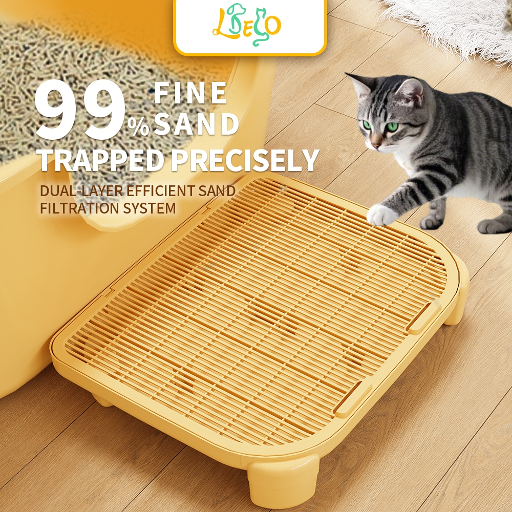 LDECO Cat Litter Trapping Ramp for High Litter Robot Self-Cleaning ...