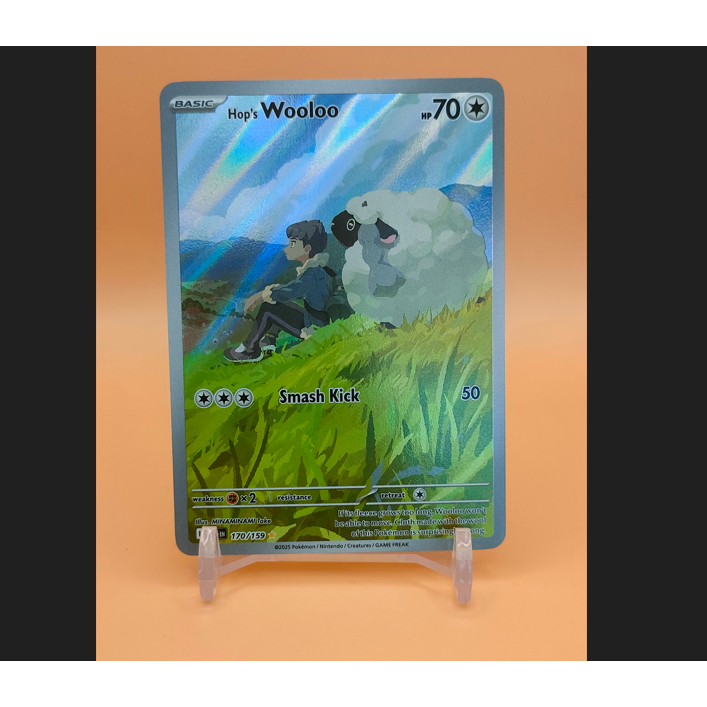 Pokemon SV09 Hop's Wooloo 170/159 IR ENG Journey Together | Shopee ...