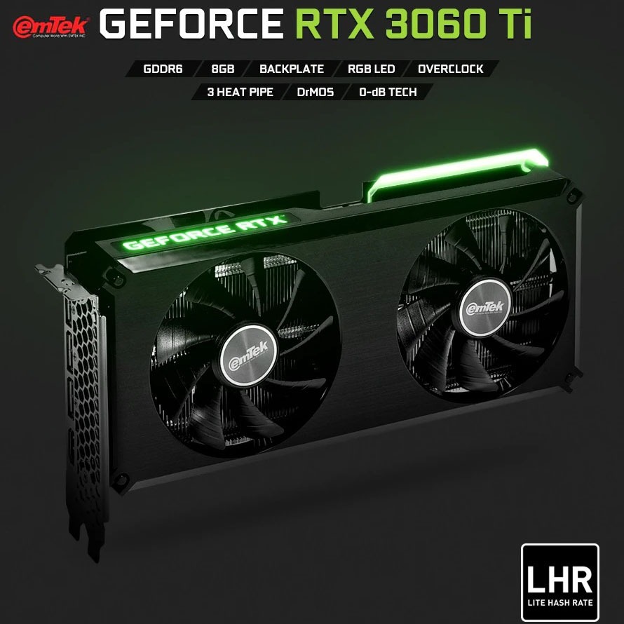 EMTEK GEFORCE RTX 3060 Ti Graphics card | Shopee Philippines