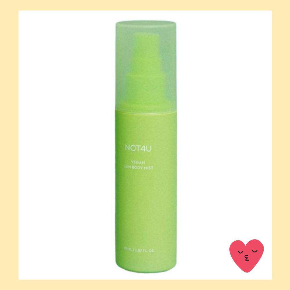 [NOT4U] Vegan sun body mist 85ml (body sunscreen) | Shopee Philippines