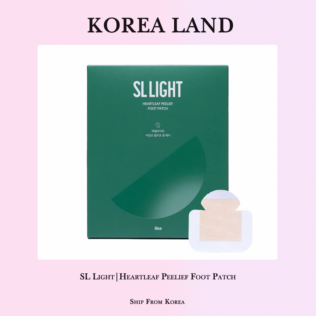 SL Light | Heartleaf Peelief Foot Patch (1box*8 patches) to improvement of stale exfoliation ...