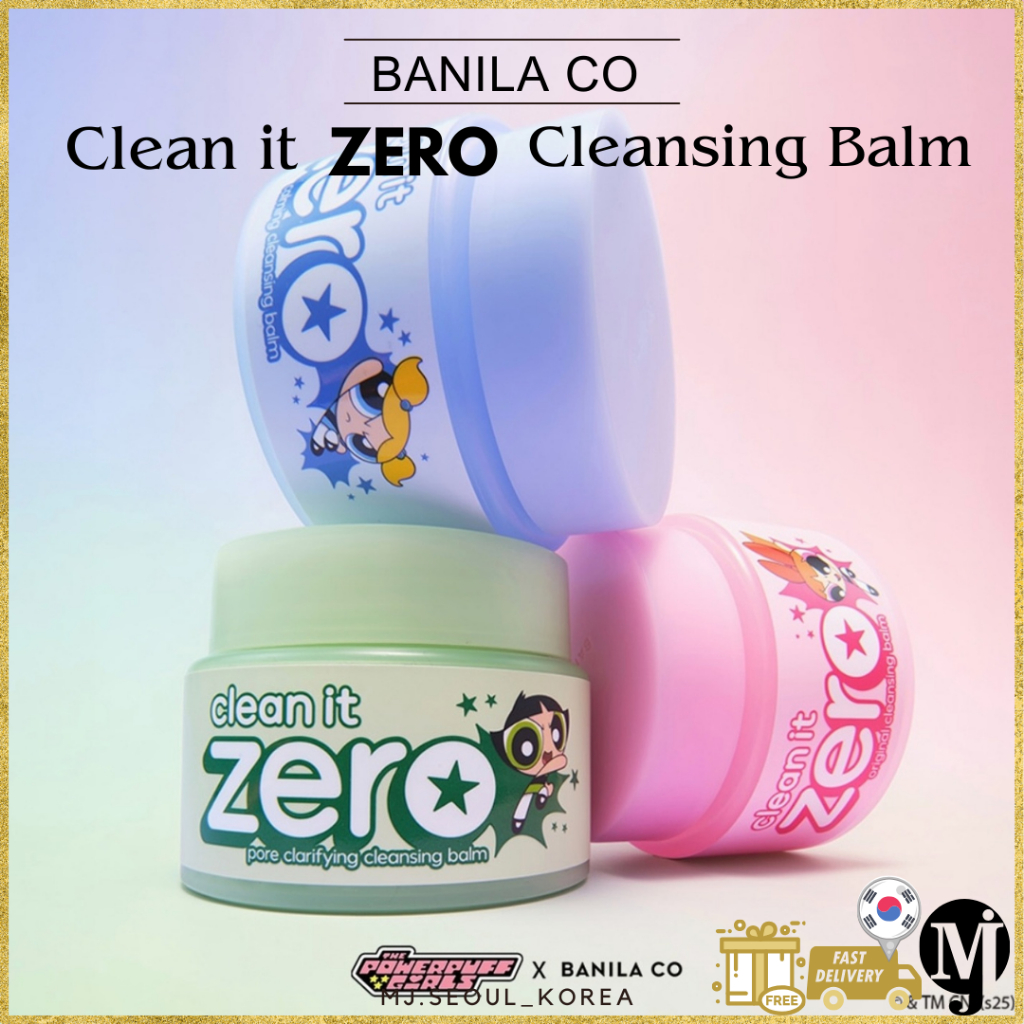 Banila Co Powerpuff Girls Clean it Zero Cleansing Balm 100ml 180ml | Shopee Philippines