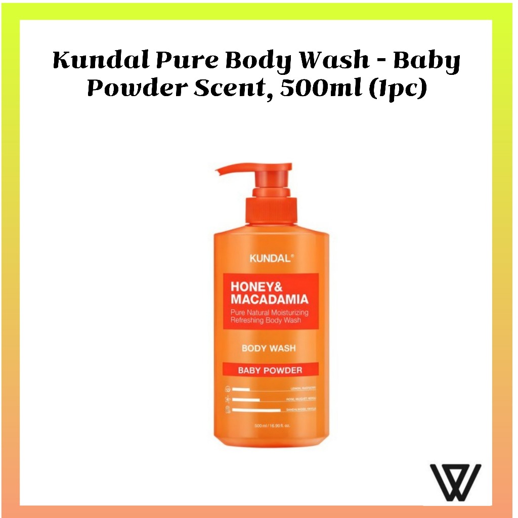 Kundal Pure Body Wash – Baby Powder Scent, 500ml (1pc) | Shopee Philippines