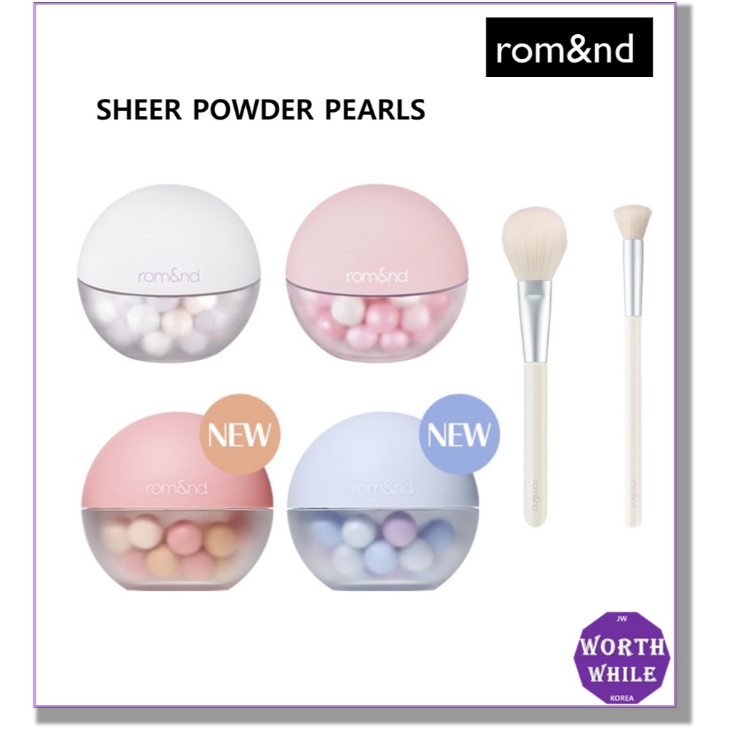 rom&nd SHEER POWDER PEARLS 4 colors | Shopee Philippines