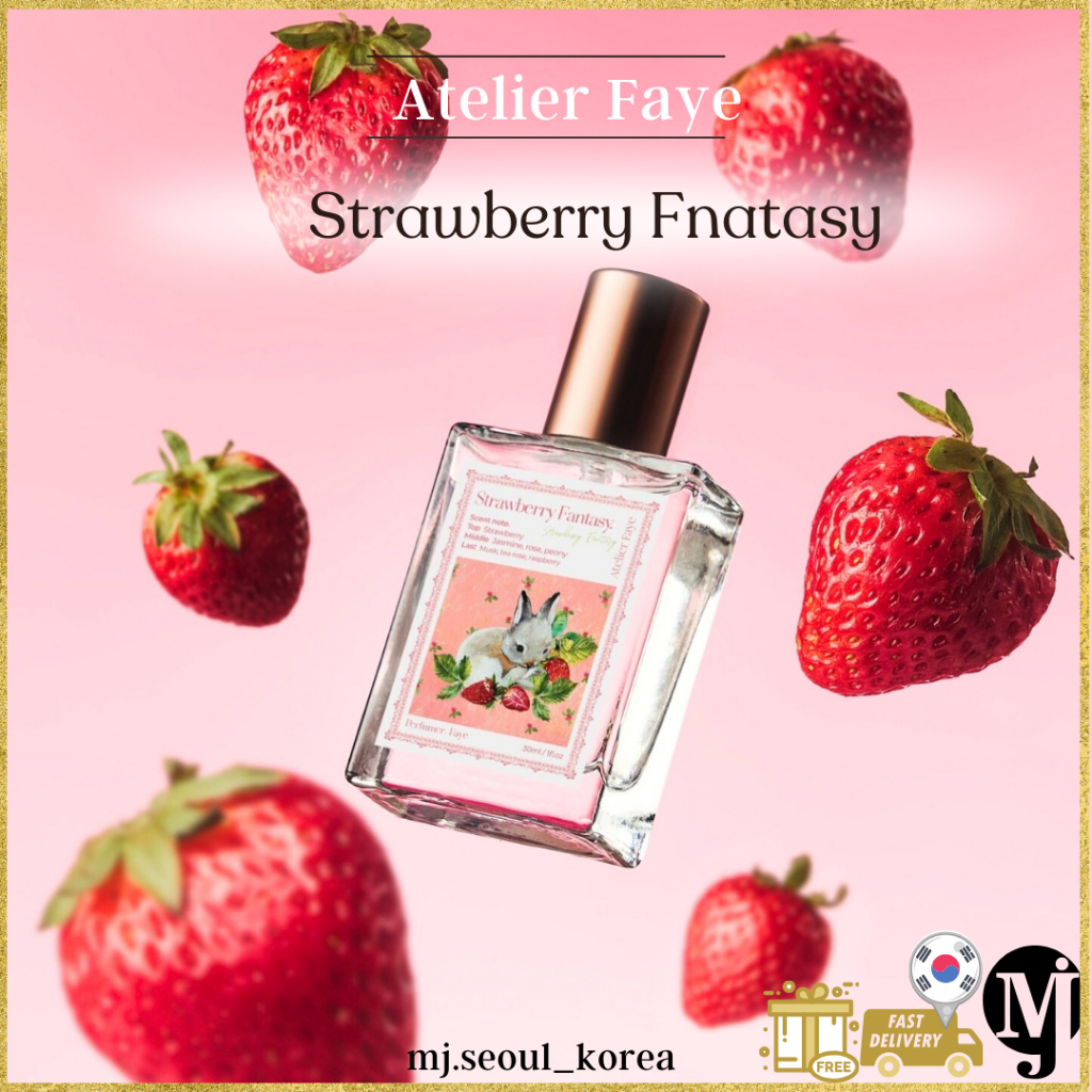 Atelier Faye Strawberry Fantasy Fruity 30ml Body Lotion | Shopee ...