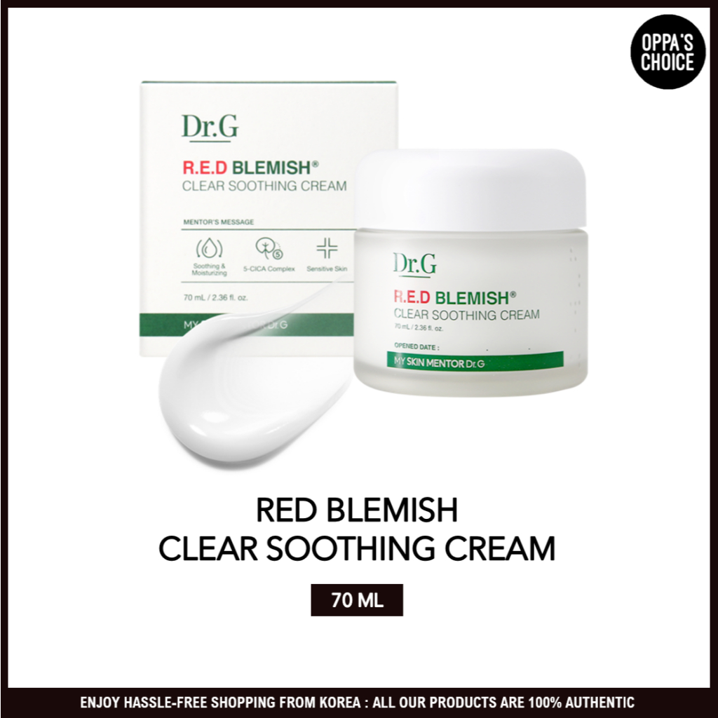 [Dr.G] Red Blemish Clear Soothing Cream 70ml | Shopee Philippines